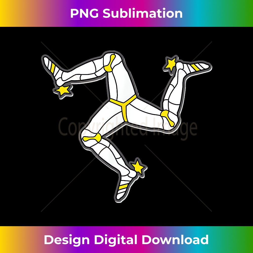 Isle Of Man Manx Flag T- Traditional 3 Legs Of Man - Edgy Su | Inspire ...