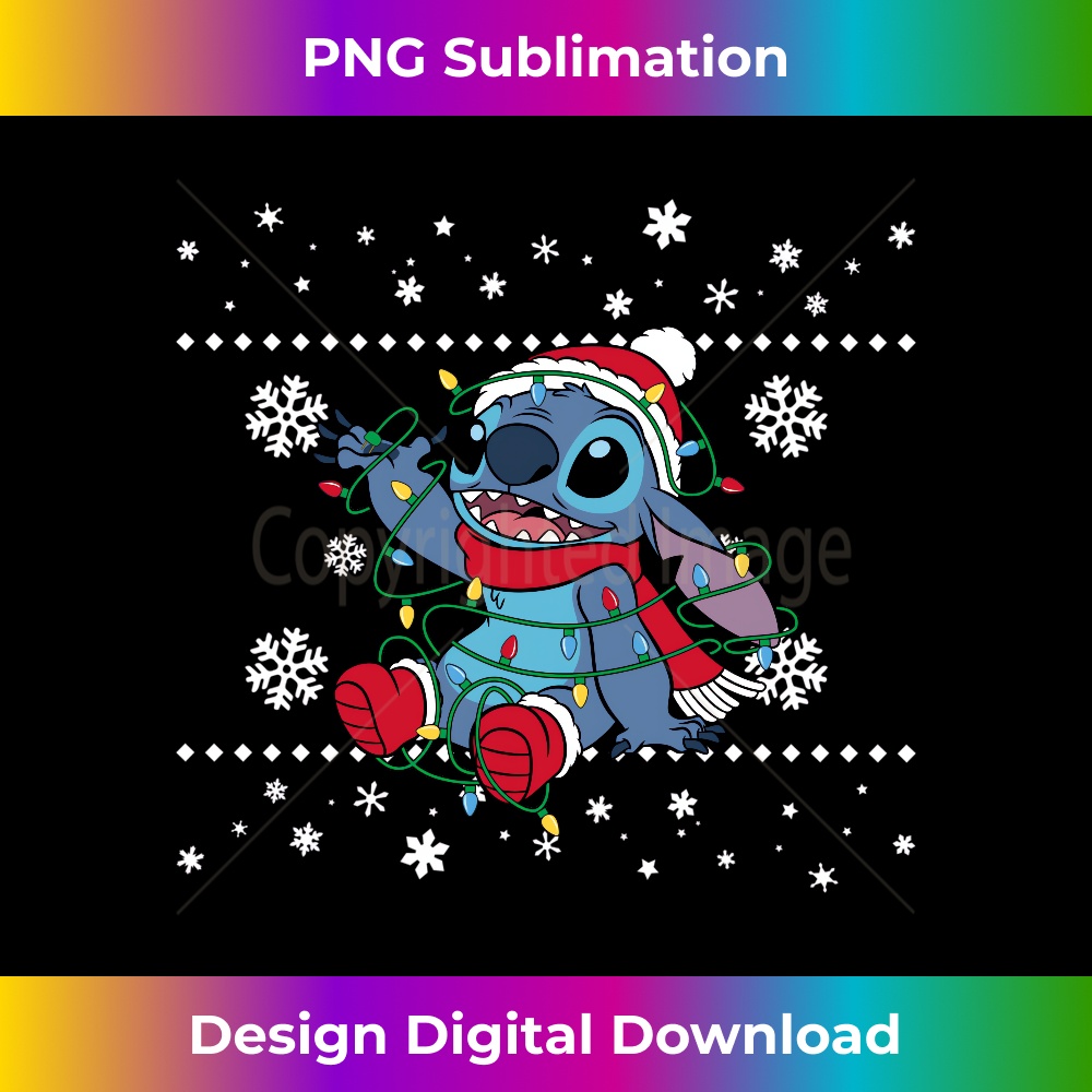Disney Lilo & Stitch Holiday Light Up Stitch Long Sleeve - S | Inspire ...