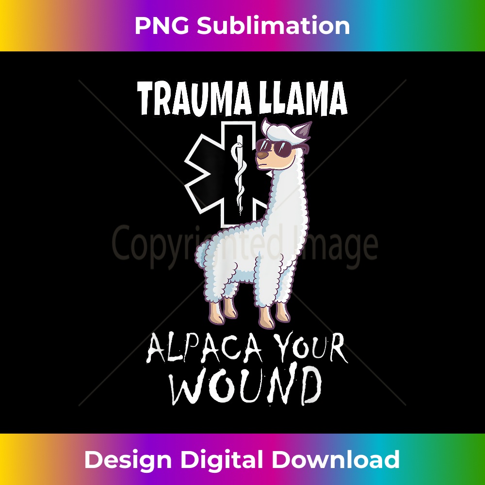 Trauma Llama EMT design Medic EMS Alpaca your wound - Classi - Inspire ...