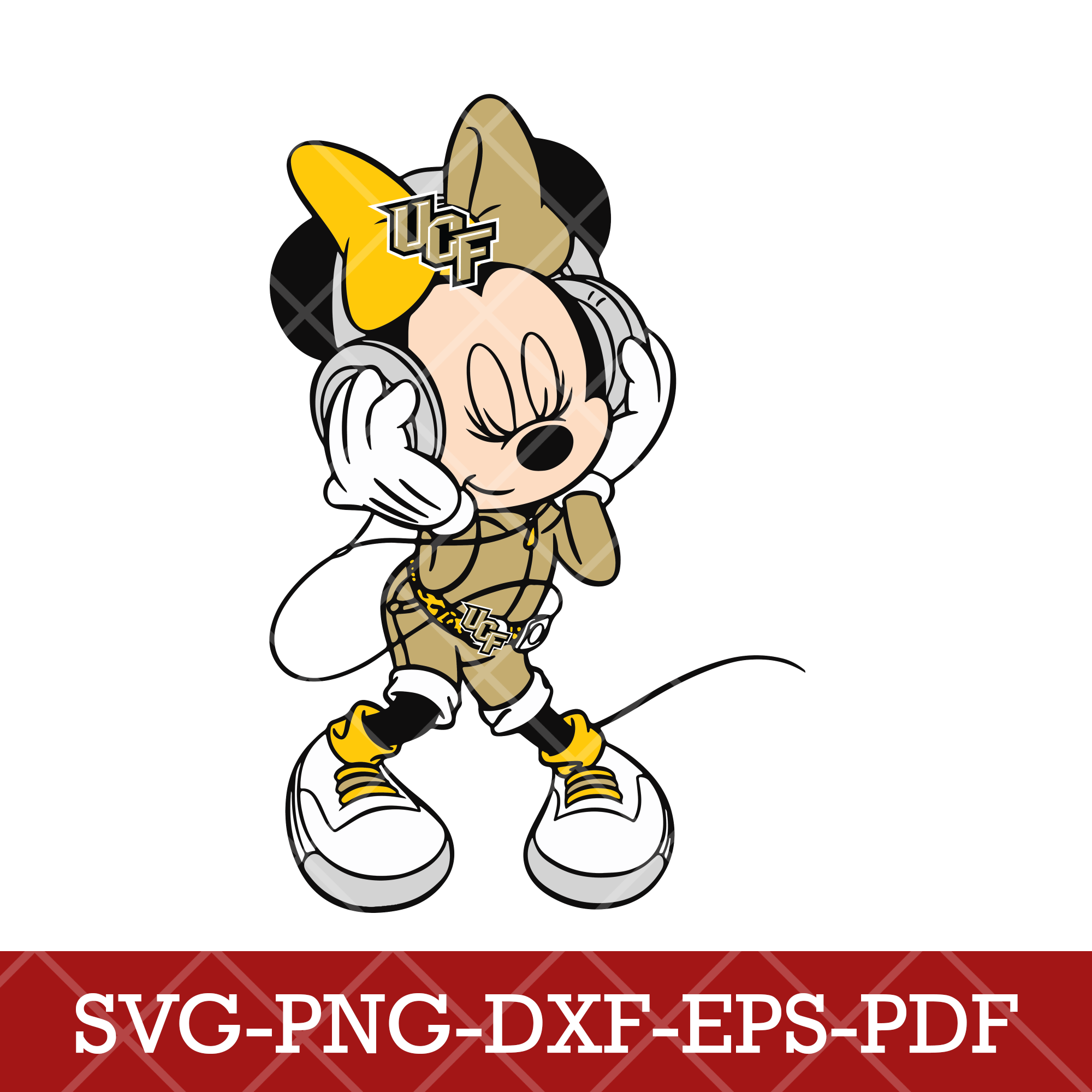 UCF Knights_mickey NCAA 7,Mickey NFL Cut Files For Cricut, M | Inspire ...