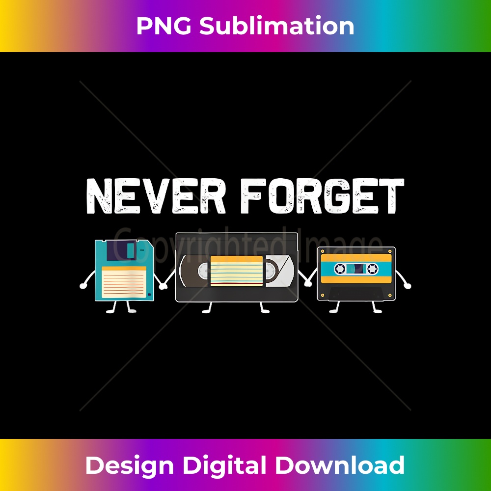 Never Forget VHS Tape Cassette Floppy Disk - 80s & 90s Gift | Inspire ...