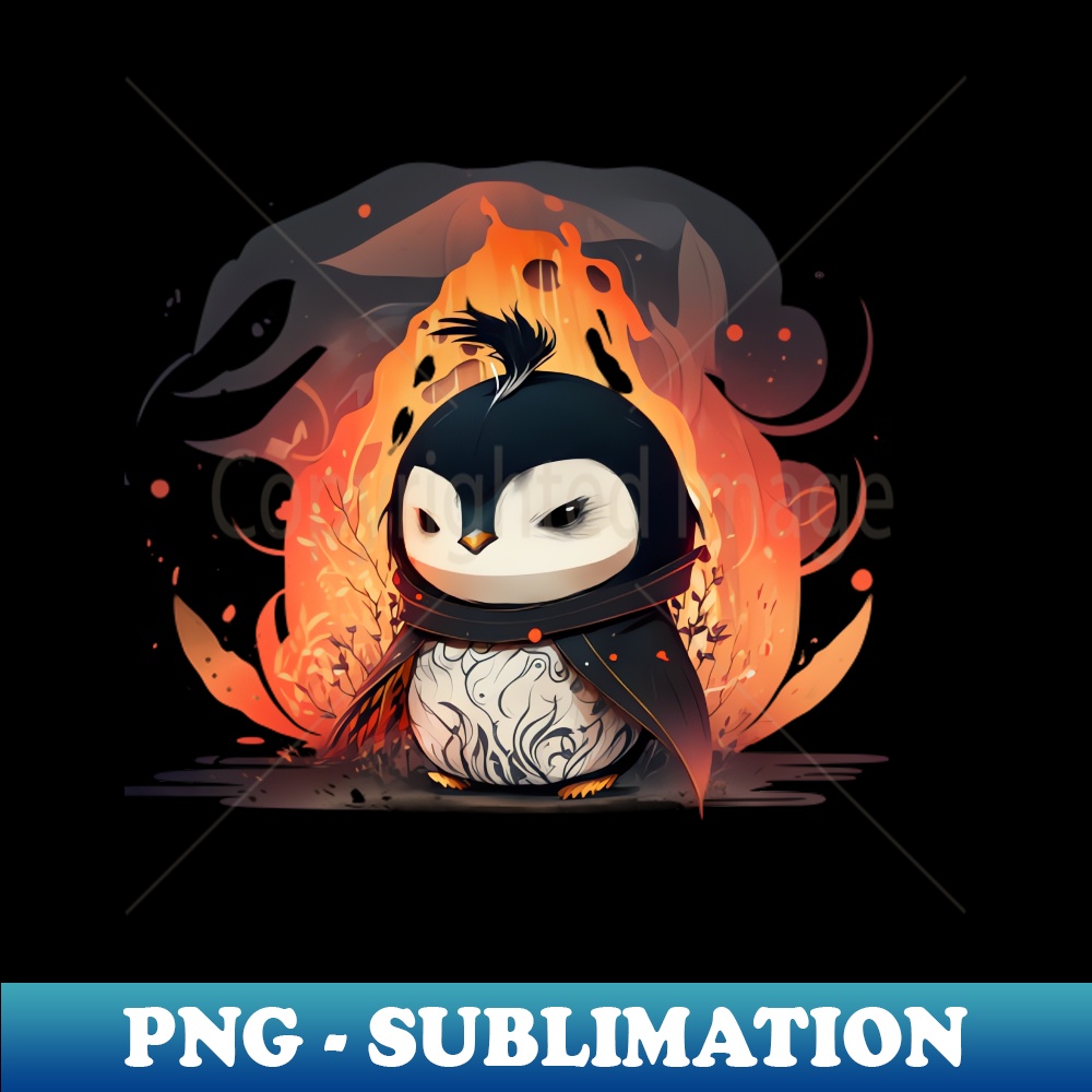 Flaming Magic Penguin - Creative Sublimation PNG Download - | Inspire ...