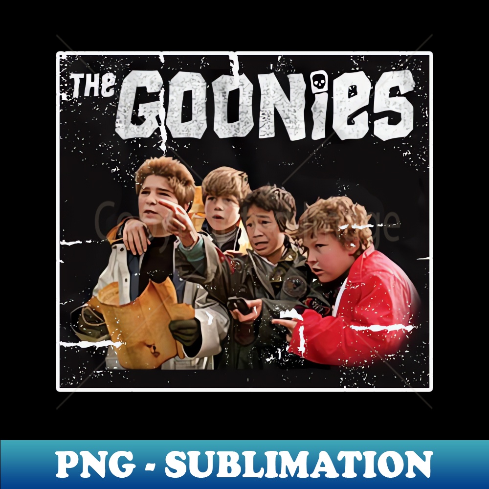 Vintage The goonies adventure 80s - Instant PNG Sublimation - Inspire ...