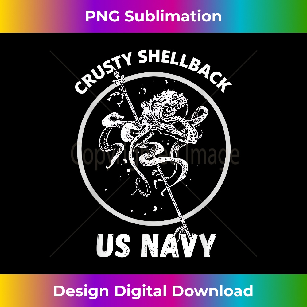 Vintage Navy Crusty Shellback - Urban Sublimation PNG Design | Inspire ...