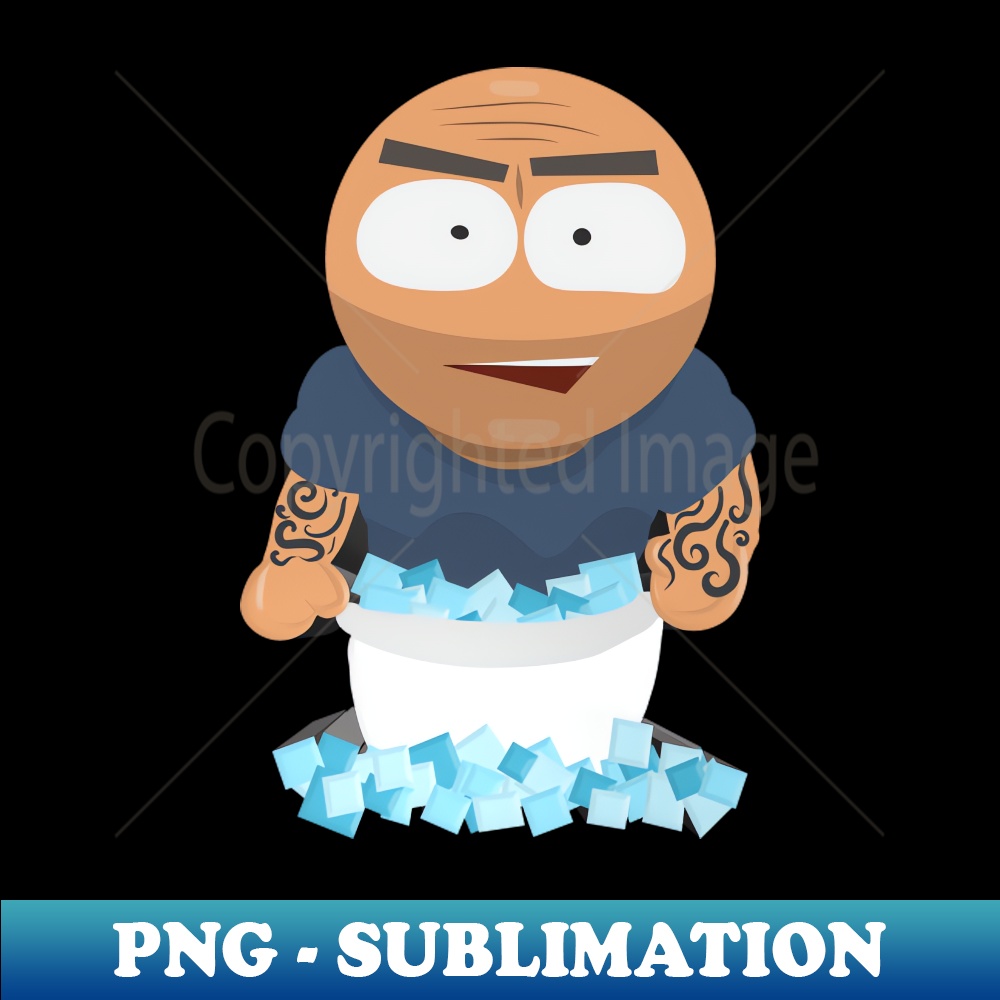 Joe Rogan in IceBath South Park Style - Instant Sublimation | Inspire ...