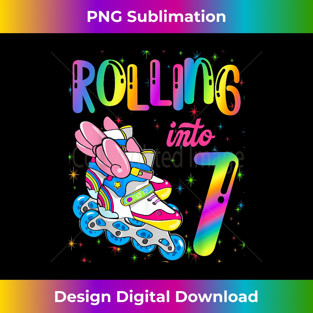 Rolling Into 7 years Let's Roll I'm Turning 7 Roller Skate - | Inspire ...