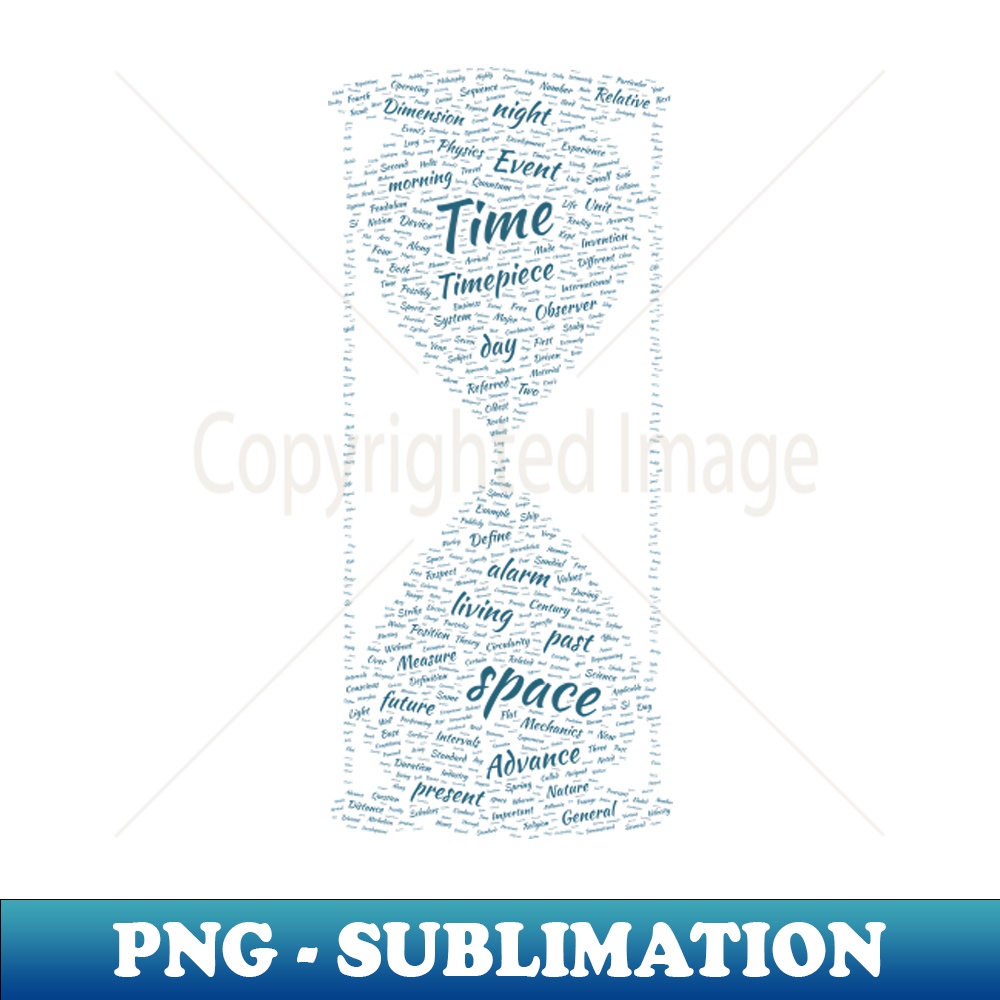 Sand Timer Silhouette Shape Text Word Cloud - High-Resolutio | Inspire ...