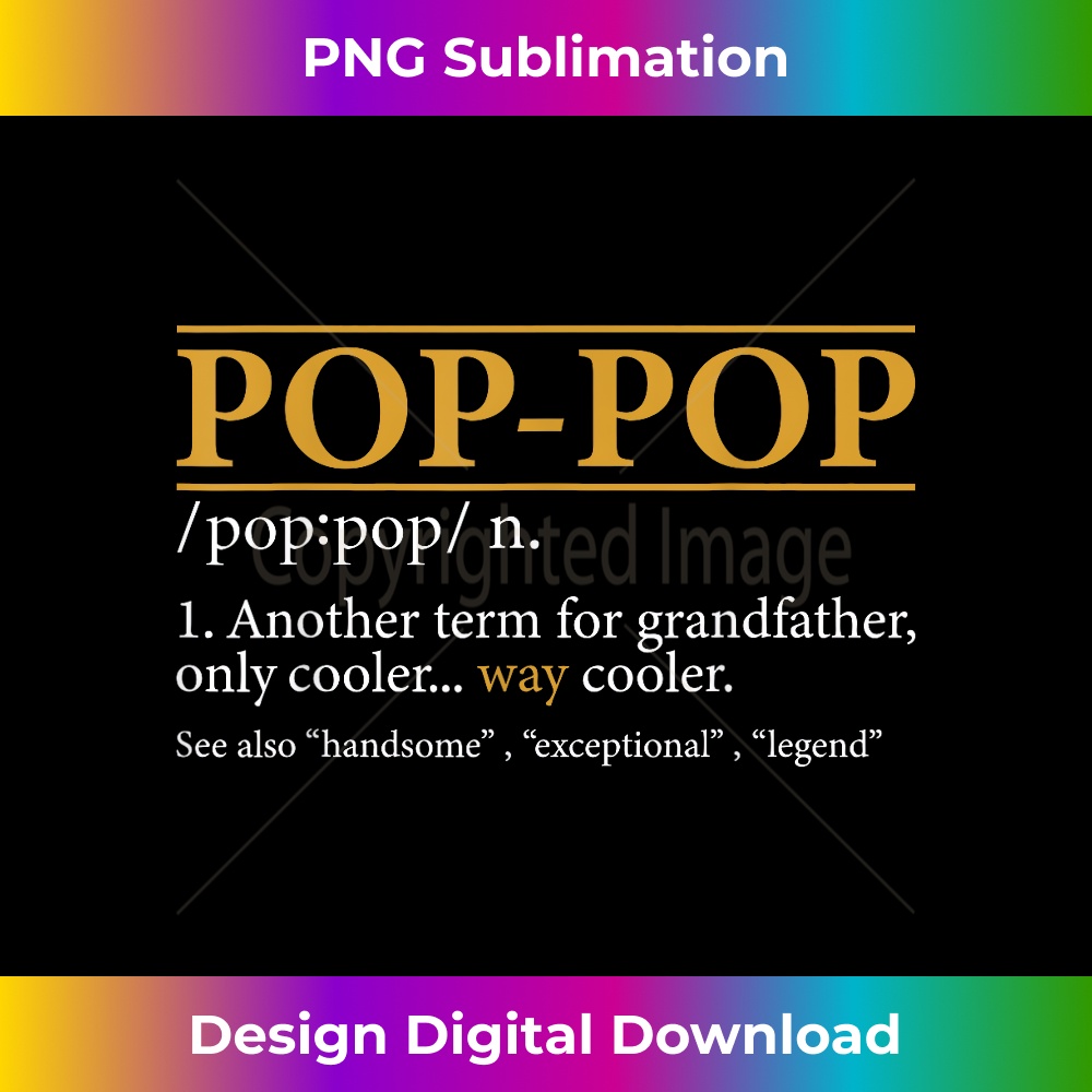 Funny POP-POP definition Fathers day gift Grandpa gift - Lux | Inspire ...