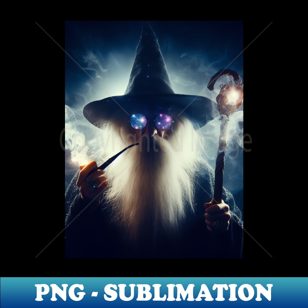 Classic Cool Wizard - Artistic Sublimation Digital File - Br | Inspire ...