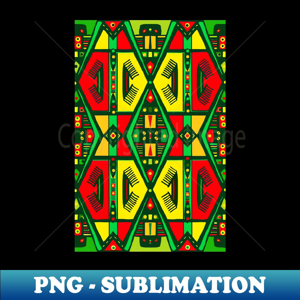 Manjak African Wax Textile Tribal Pattern Senegal Flag Colou | Inspire ...