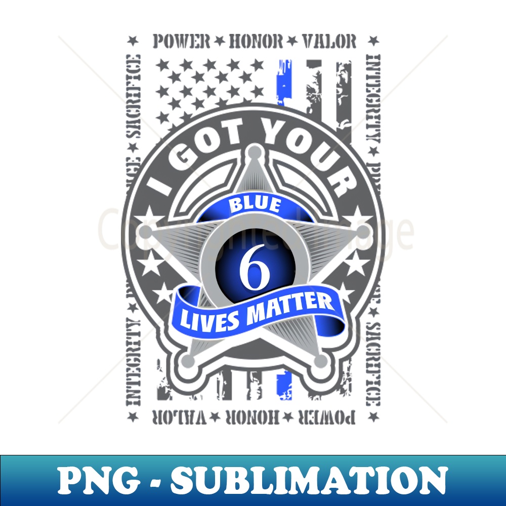 Police US Flag - Special Edition Sublimation PNG File - Perf | Inspire ...