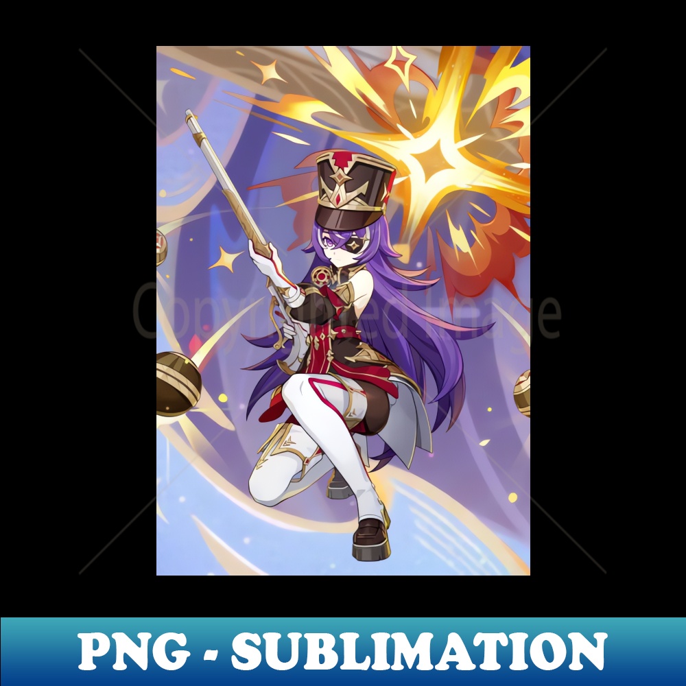 Chevreuse Genshin Impact - Instant PNG Sublimation Download | Inspire ...