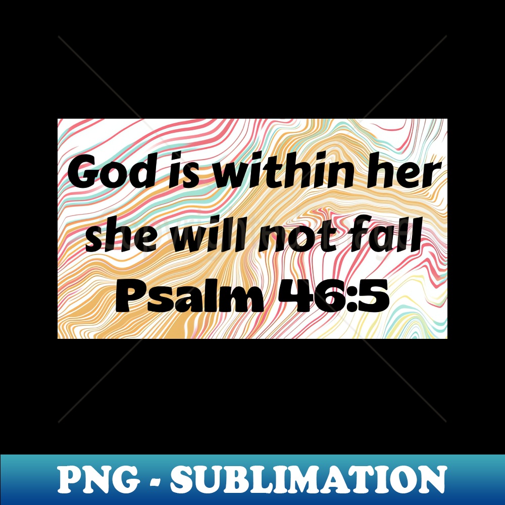 Bible Verse Psalm 465 - Signature Sublimation PNG File - Bol | Inspire ...