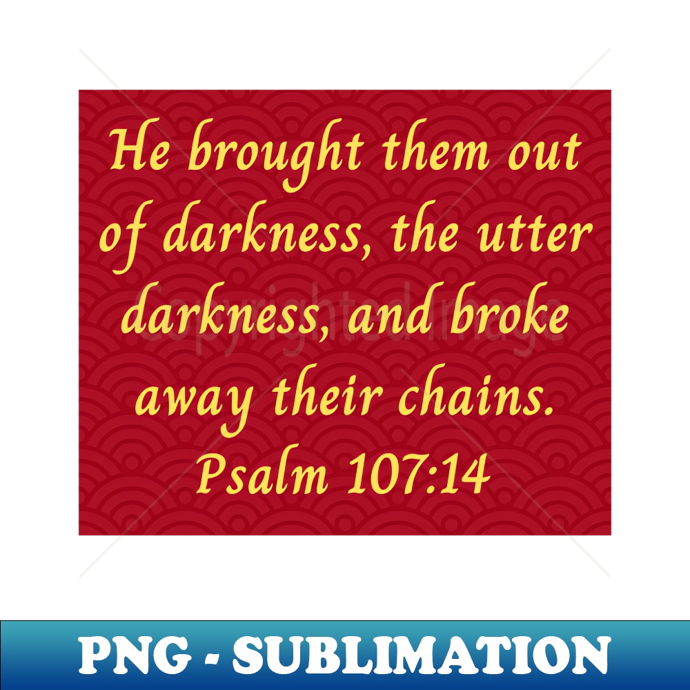 Bible Verse Psalm 10714 - Artistic Sublimation Digital File | Inspire ...