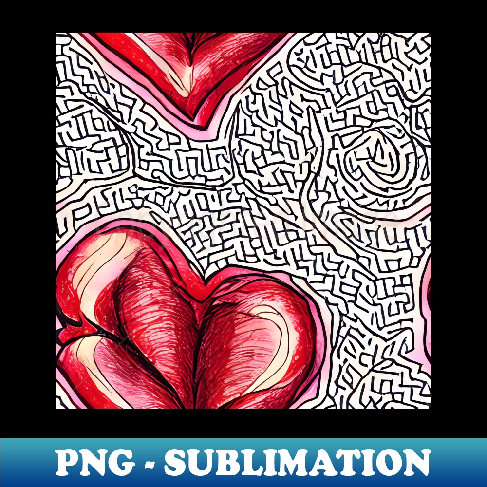 Heart Hidden In A Labyrinth - PNG Transparent Sublimation De | Inspire ...