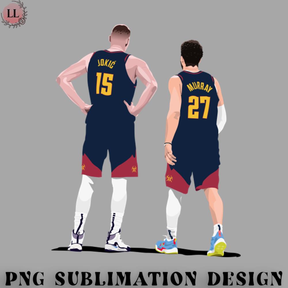 Basketball PNG Nuggets Duo | Inspire Uplift