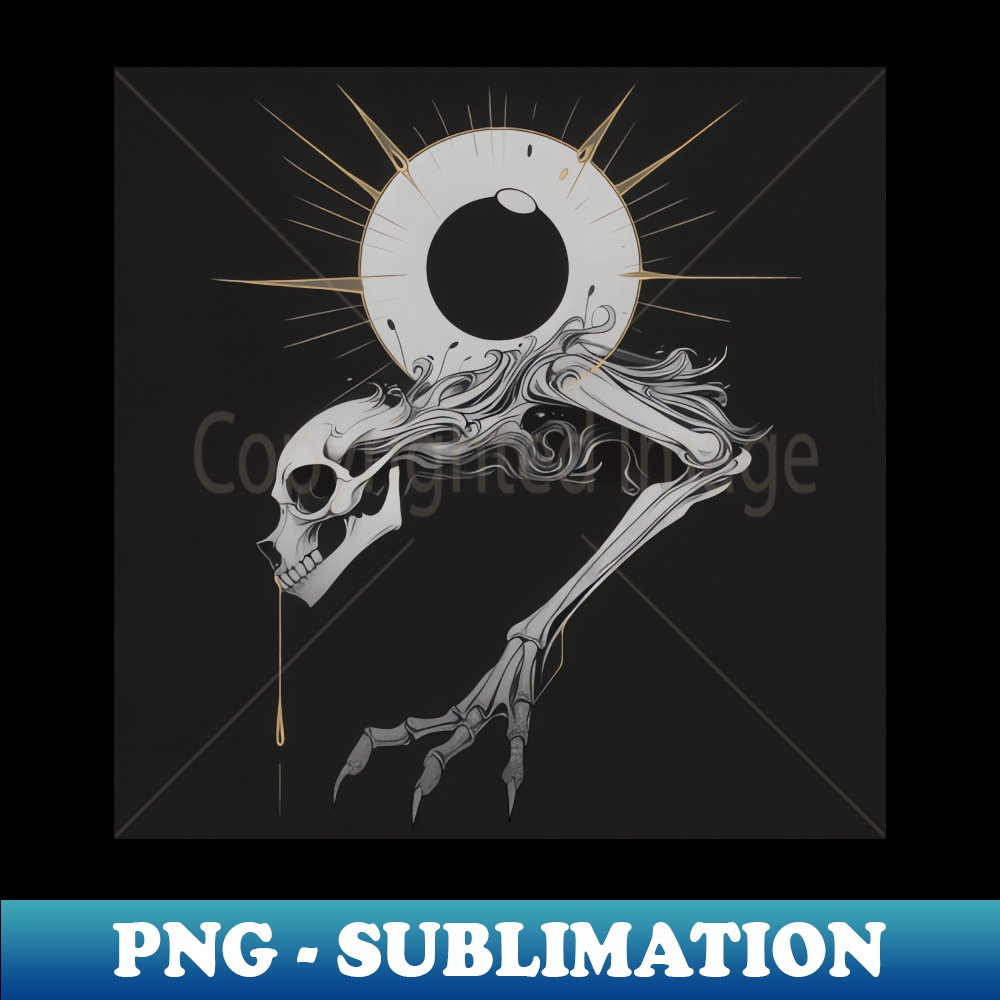 Sketch of an Alien Skeleton - Exclusive PNG Sublimation Down | Inspire ...
