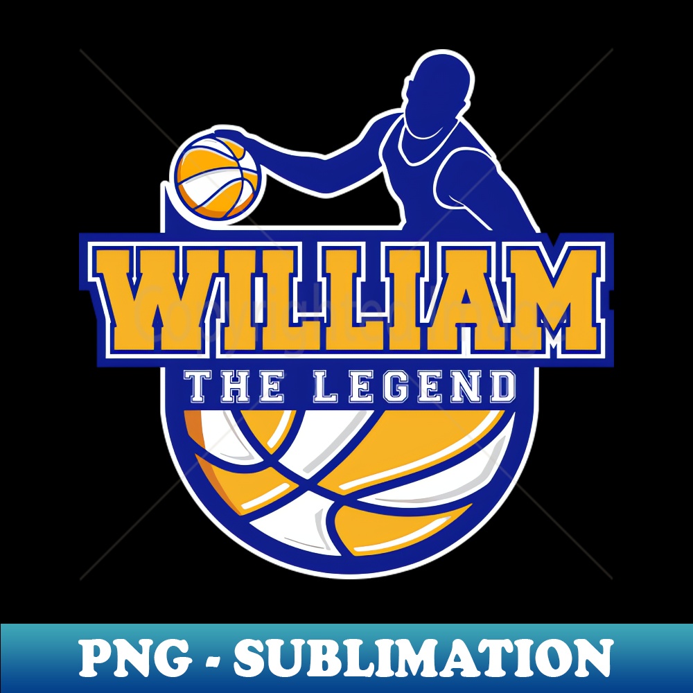 William The Legend Basketball Custom Player Your Name - Vint | Inspire ...