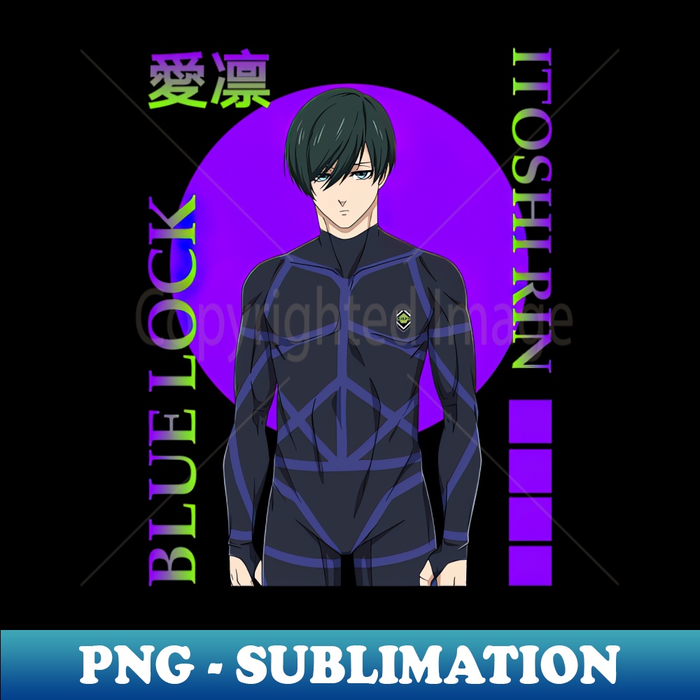 Itoshi Rin Blue Lock - Instant PNG Sublimation Download - De | Inspire ...