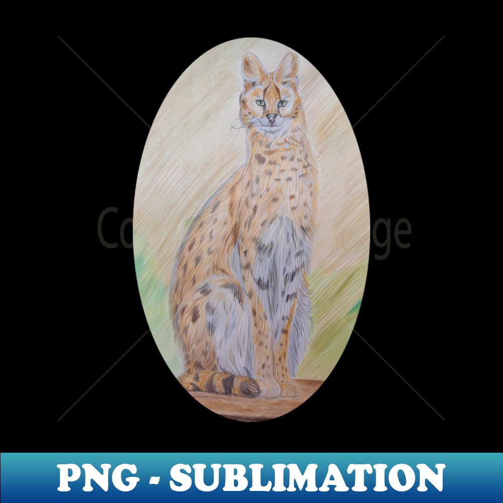 African Wild Cat - Aesthetic Sublimation Digital File - Perf - Inspire ...