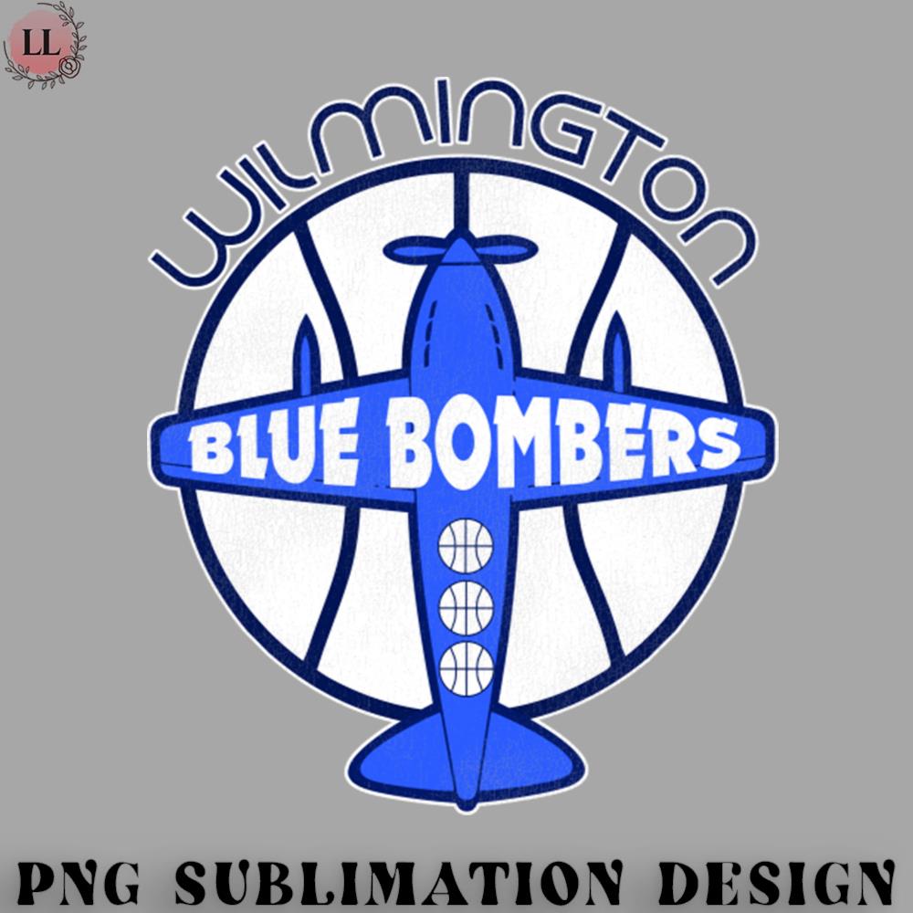 Basketball PNG Defunct Wilmington Blue Bombers Basketball Te - Inspire Uplift