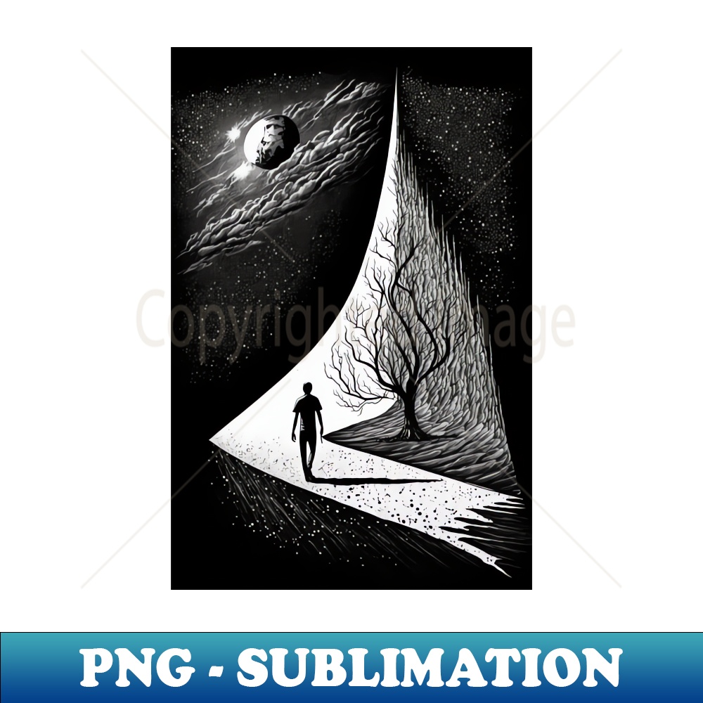 Artistic Black And White Painting Post Apocalypse Drawing - | Inspire ...