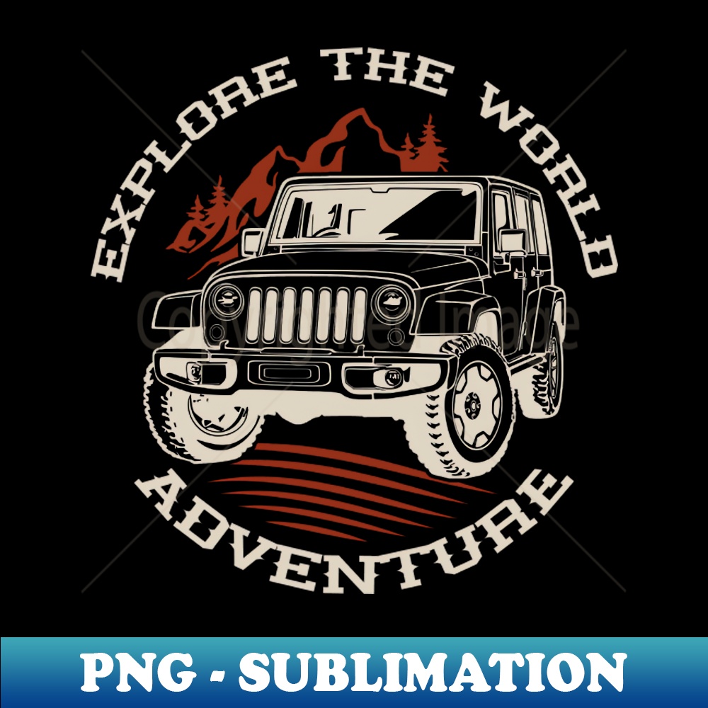 Jeep Wrangler 4xe Jeep car explore - Instant PNG Sublimation | Inspire ...