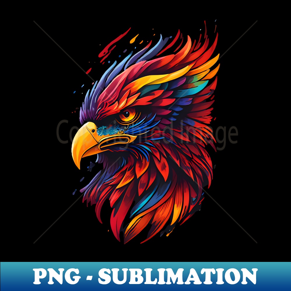 phoenix head In the center - Artistic Sublimation Digital Fi | Inspire ...