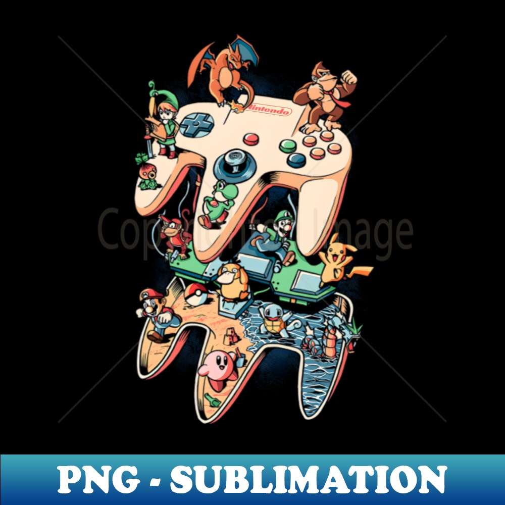 Controller anime - Retro PNG Sublimation Digital Download - | Inspire ...