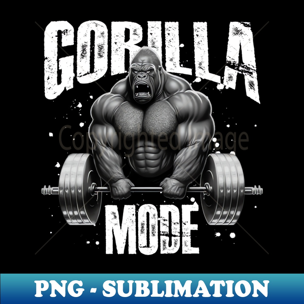 Gorilla Mode Muscles Gym Fitness Motivation Weightlifting Du | Inspire ...
