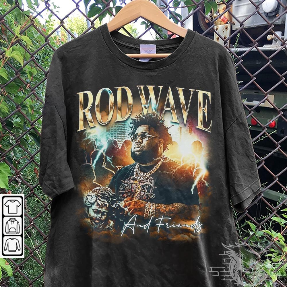Rod Wave Rap Shirt, Rod Wave And Friends 2023 Vintage 90s Y2 | Inspire ...