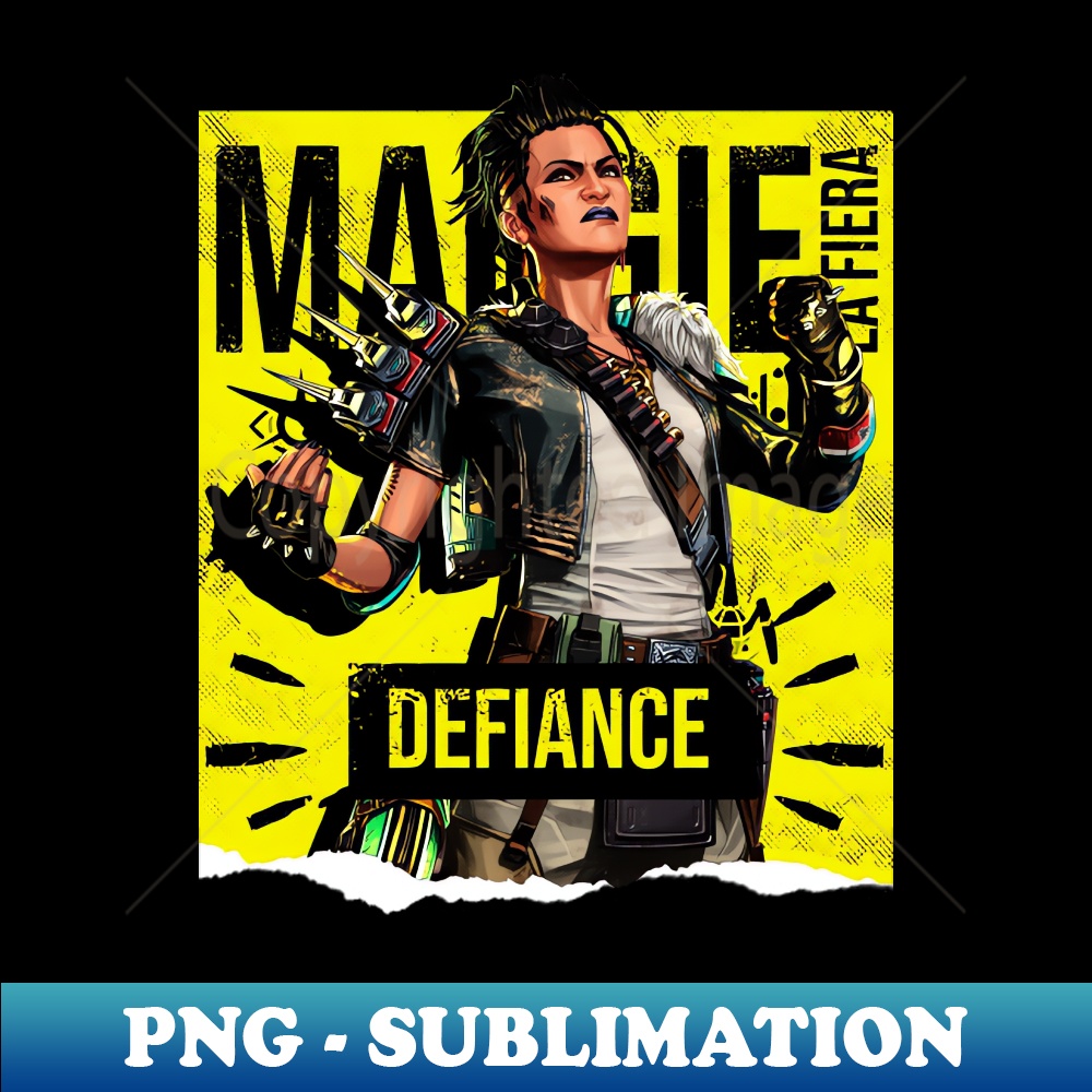 Apex Legends Mad Maggie Defiance - Exclusive PNG Sublimation | Inspire ...