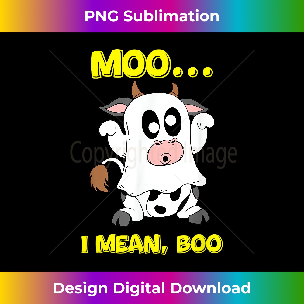Funny Halloween Ghost Cow Trick or Treating Boo Moo - Vibran - Inspire ...