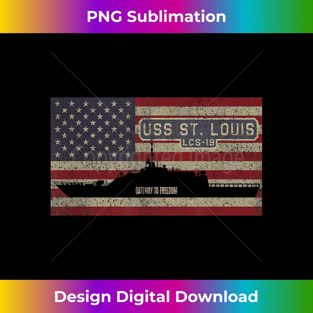 USS St Louis LCS-19 Littoral Combat Ship USA American Flag - | Inspire ...