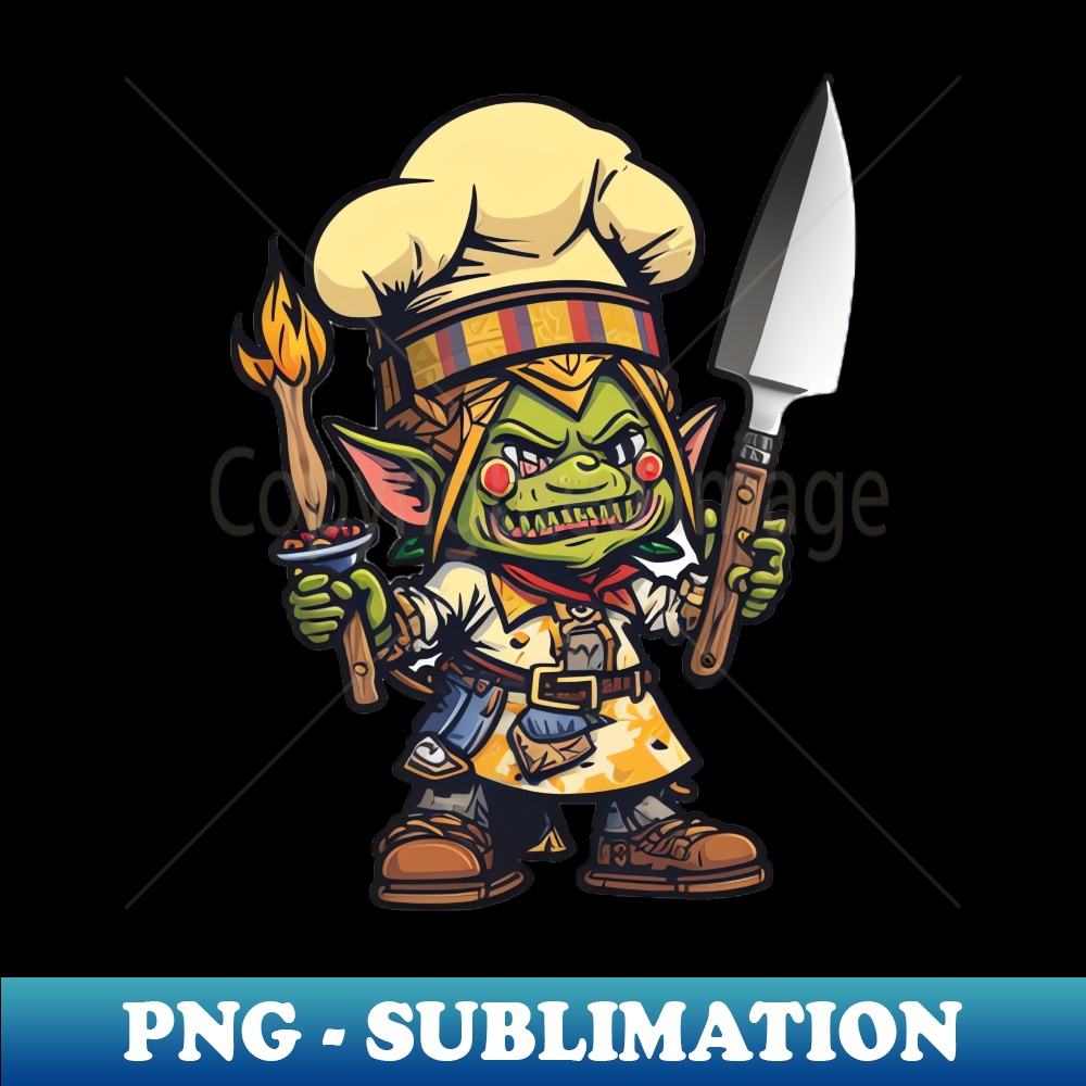 Grumpy goblin chef - Decorative Sublimation PNG File - Creat | Inspire ...