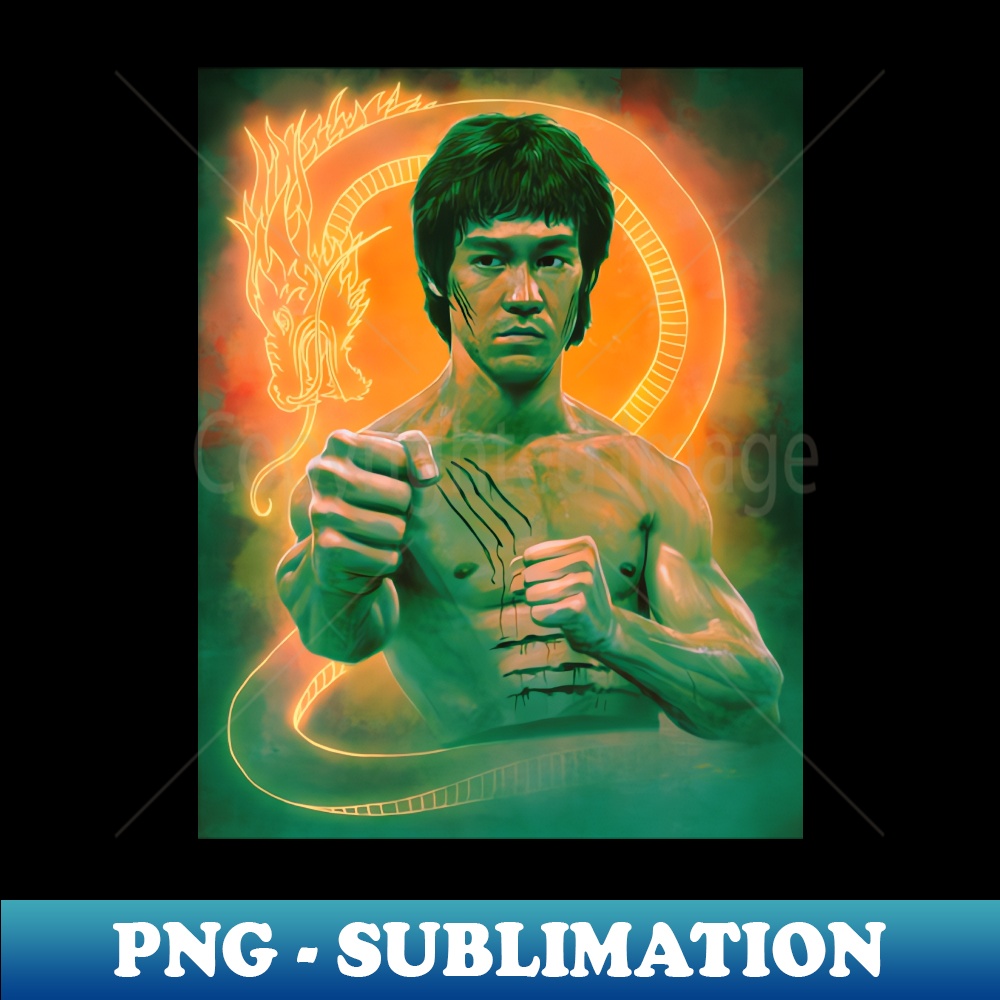 Bruce lee The Dragon - Exclusive Sublimation Digital File - | Inspire ...