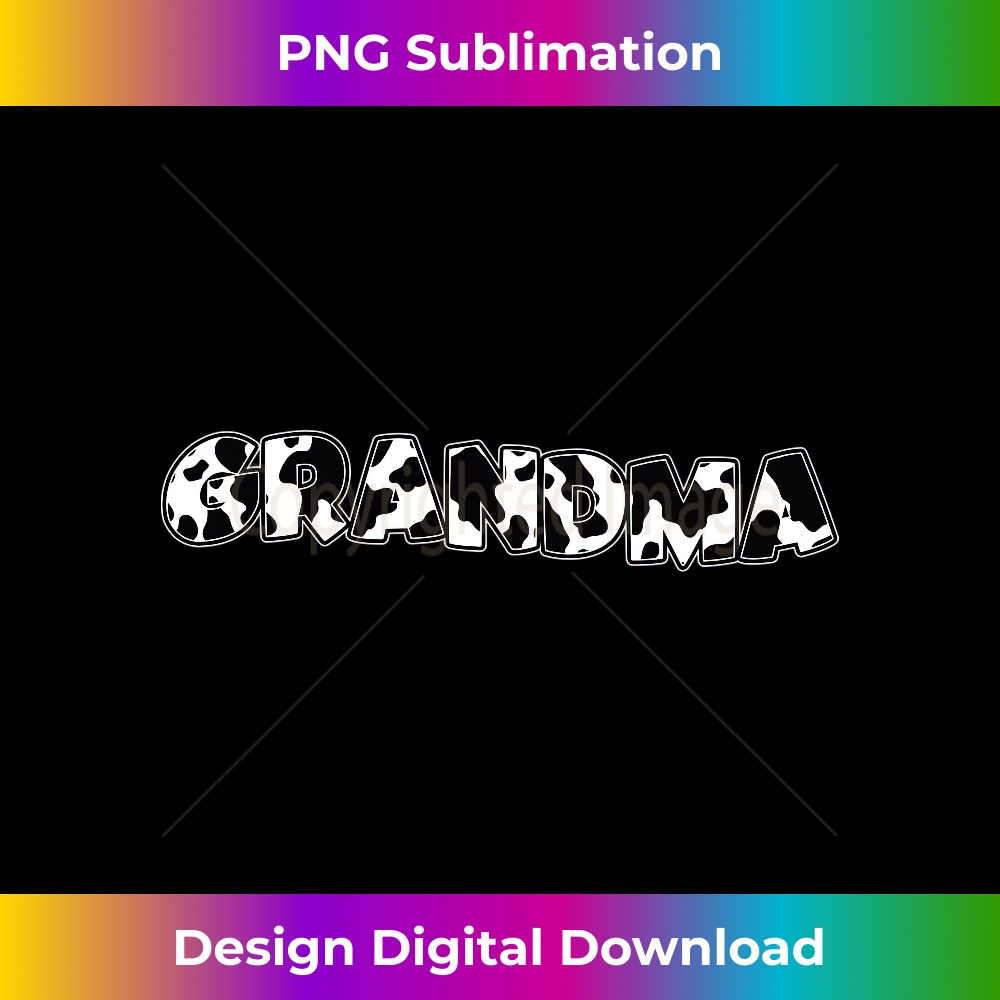 Grandma Cow Print Cow Pattern Mother Grandma Funny Matching | Inspire ...