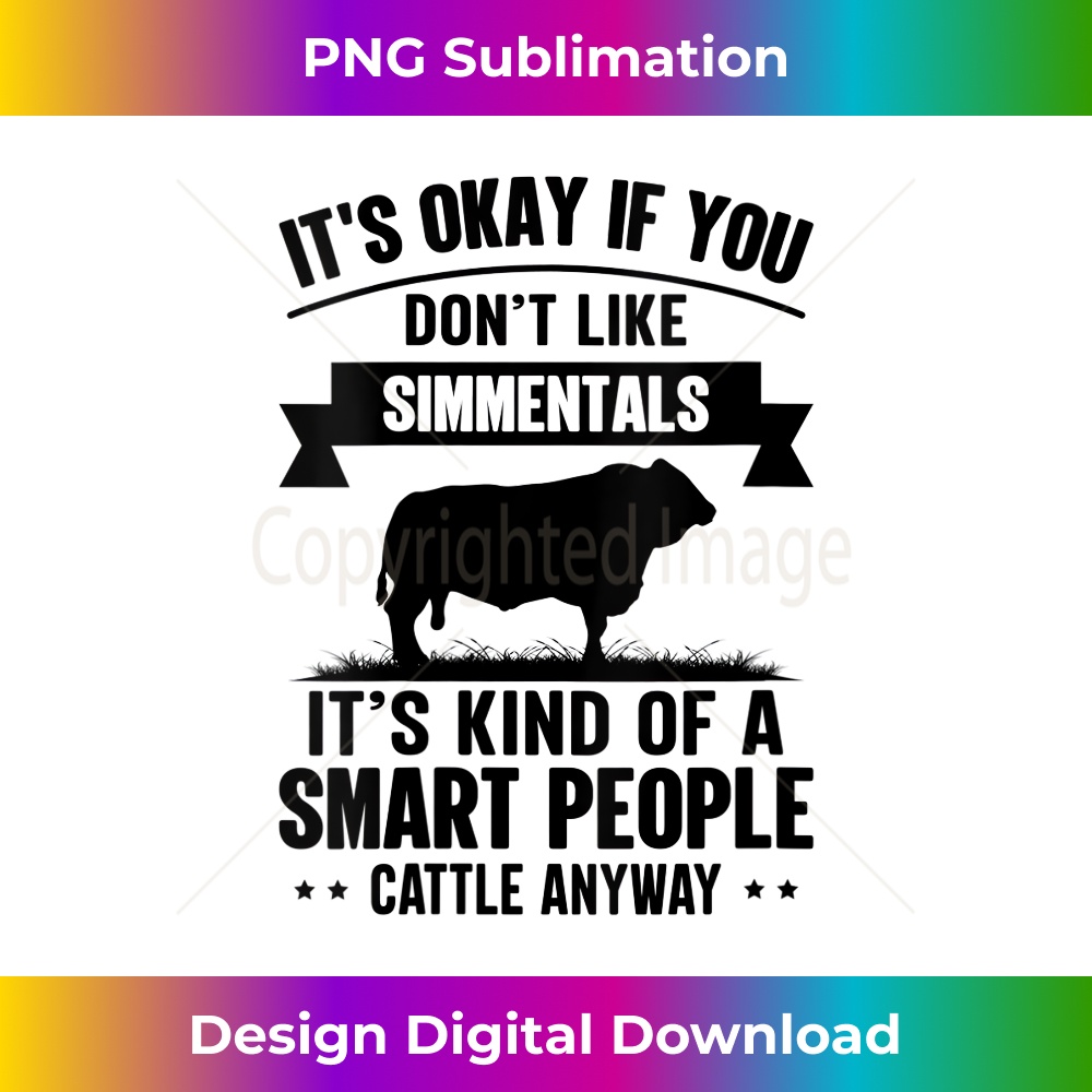 Womens Smart People Cattle Farmer - Cow Breed Simmentals V-N | Inspire ...