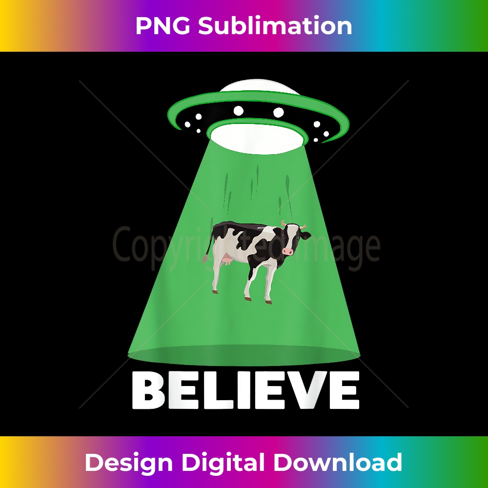 UFO Cow abduction funny UFO Alien abduction - Deluxe PNG Sub | Inspire ...