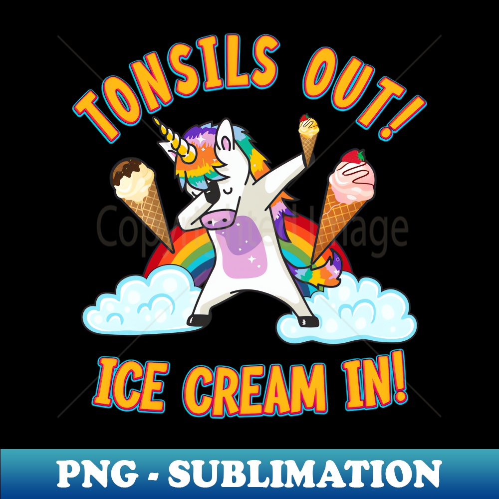 Tonsils and adenoids out Ice cream in Unicorn - Aesthetic Su | Inspire ...
