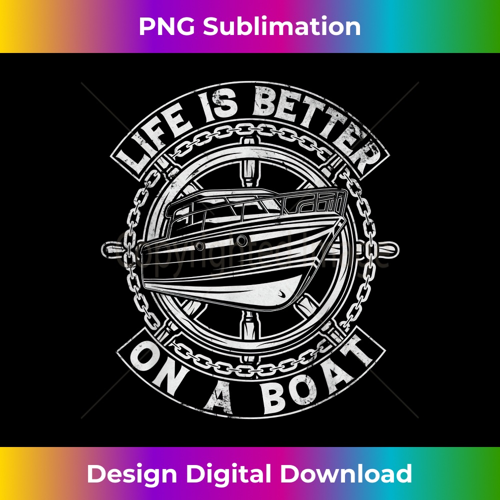 Life is Better on a Boat Captain Boater Boating Pontoon - So | Inspire ...