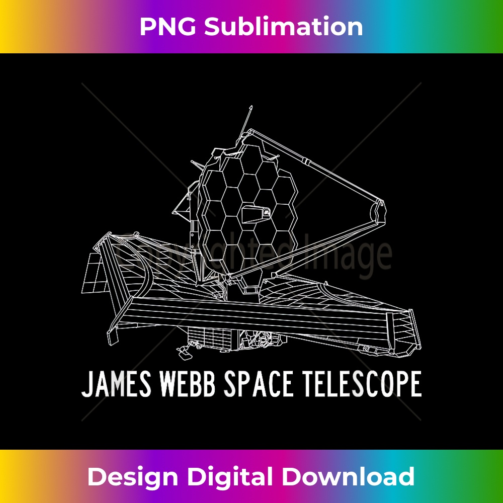 James Webb Space Telescope JWST Blueprint Schematic Diagram - Inspire ...