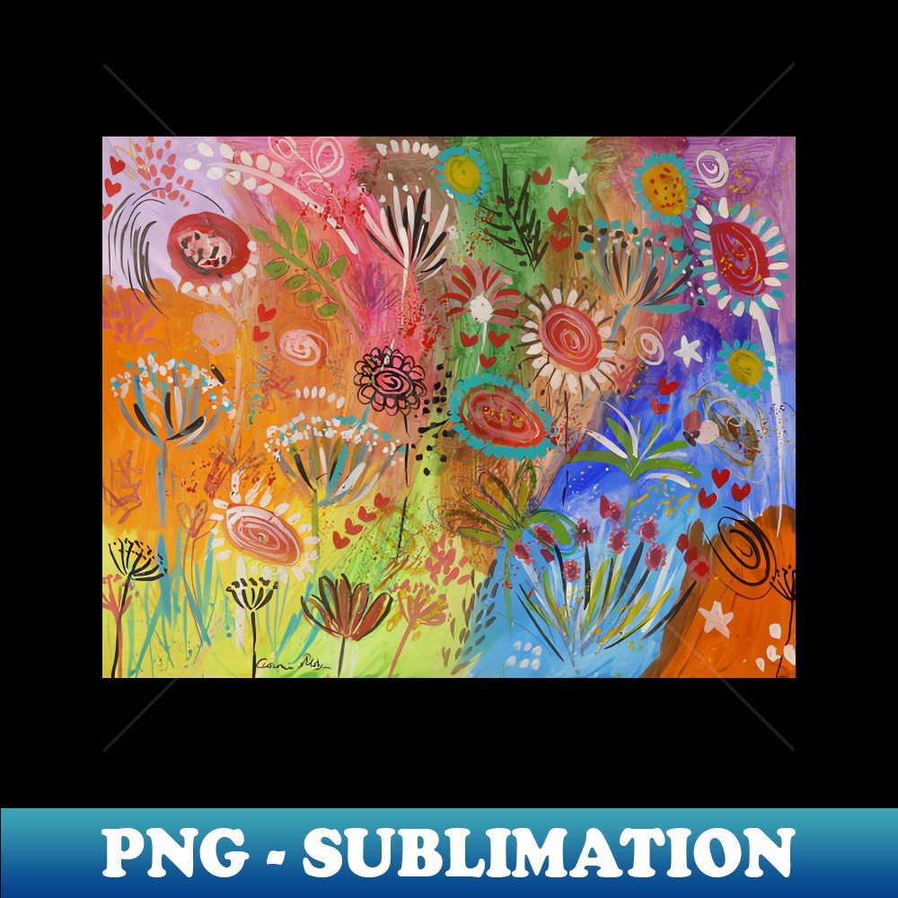 Colourful and Flroal - PNG Transparent Sublimation Design - | Inspire ...