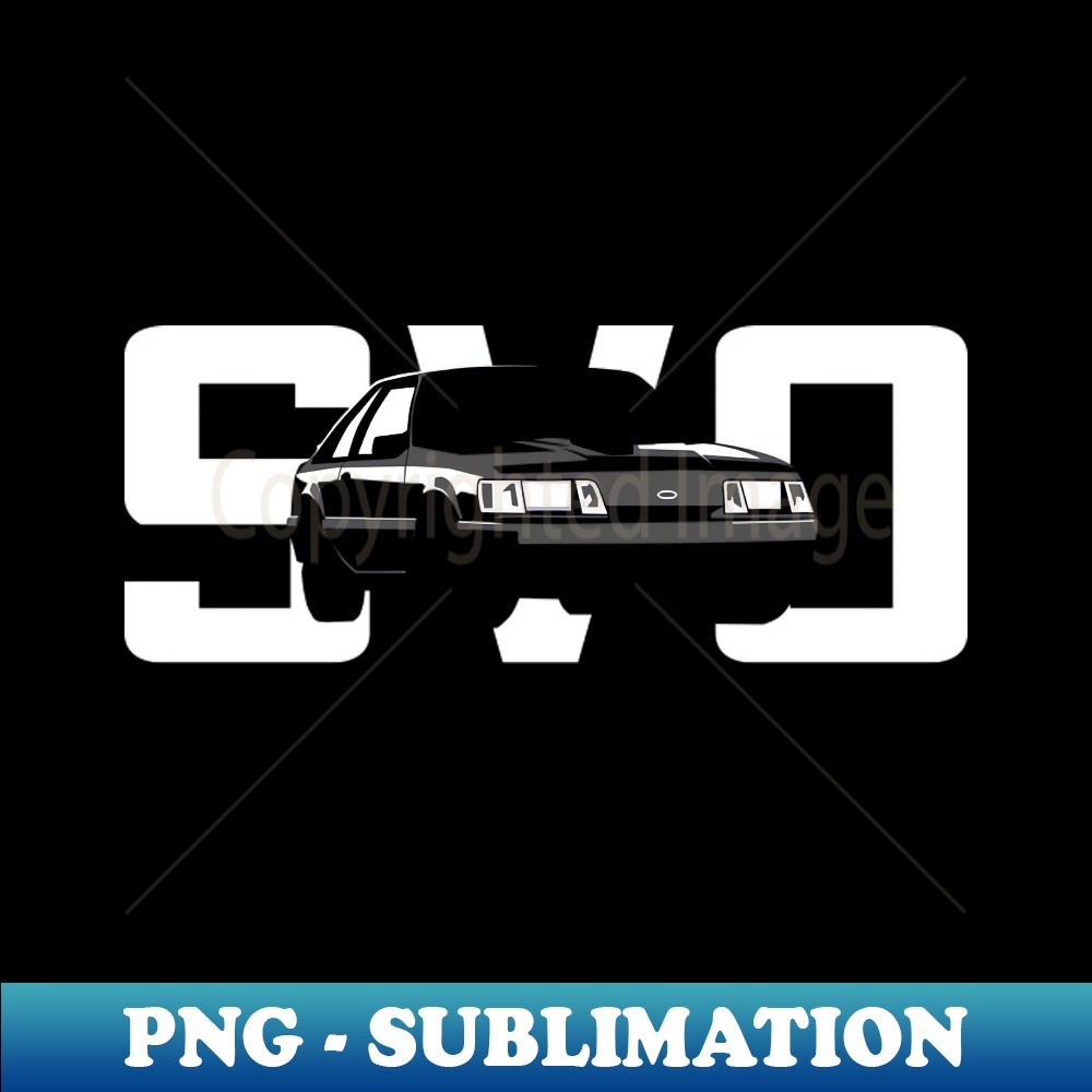 1984 SVO Mustang Dark - Aesthetic Sublimation Digital File - - Inspire ...