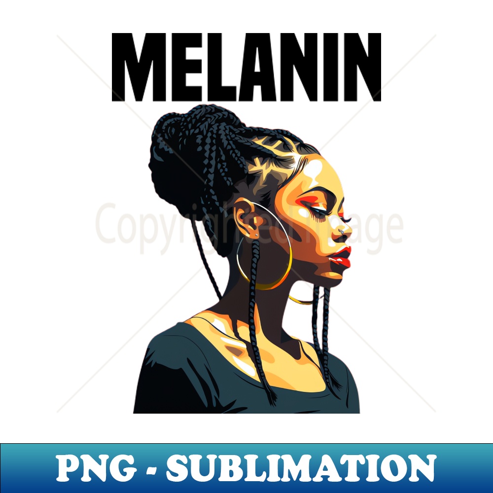 Melanin Black - Aesthetic Sublimation Digital File - Create | Inspire ...