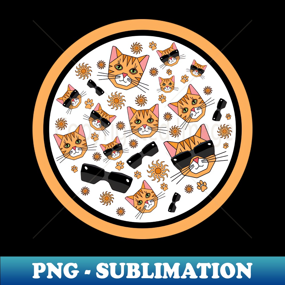 Cats Wearing Sunglasses Sign - Professional Sublimation Digi | Inspire ...