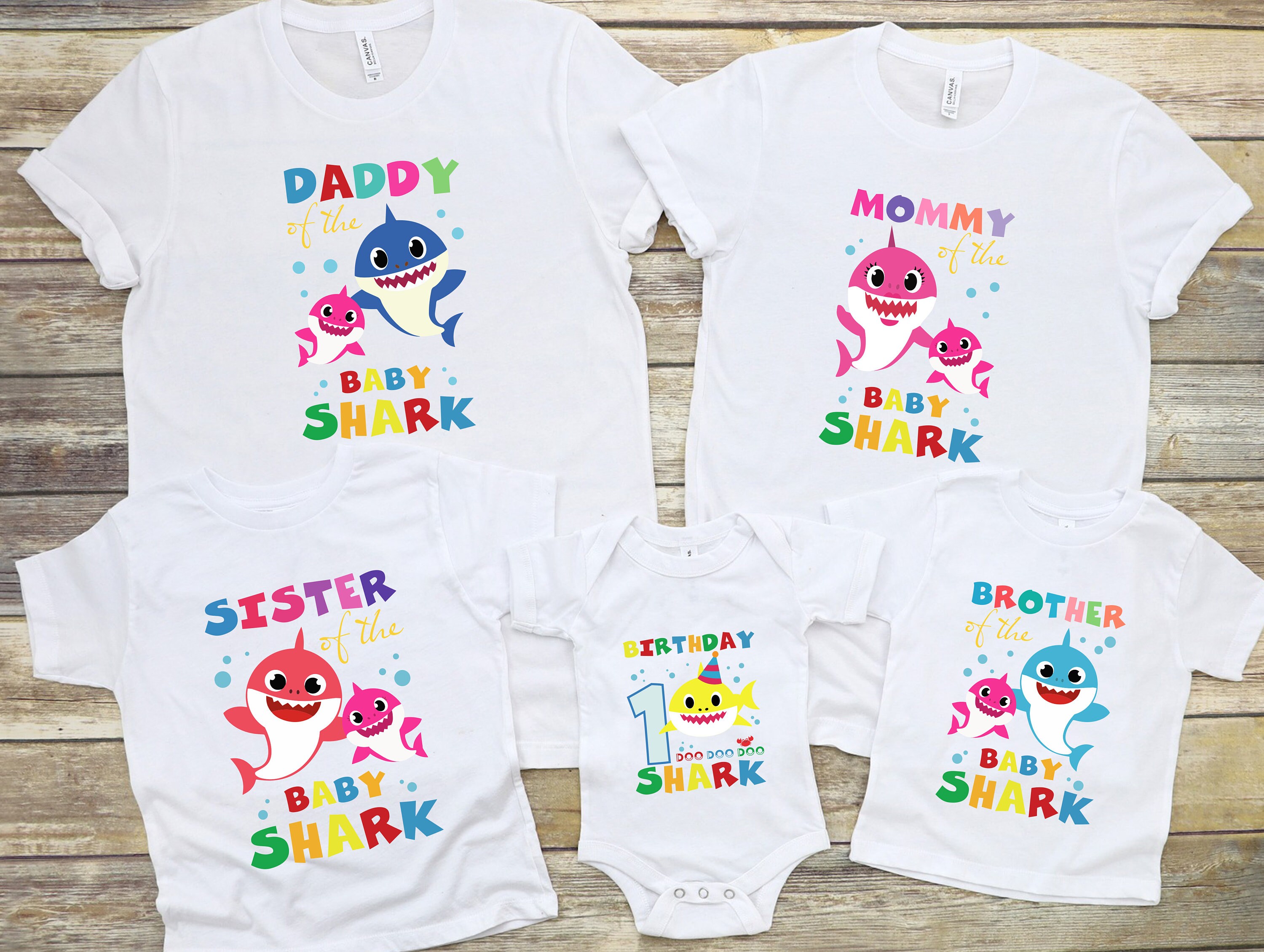 Custom Family Baby Shark Birthday Shirt s, Baby Shark Matchi | Inspire ...