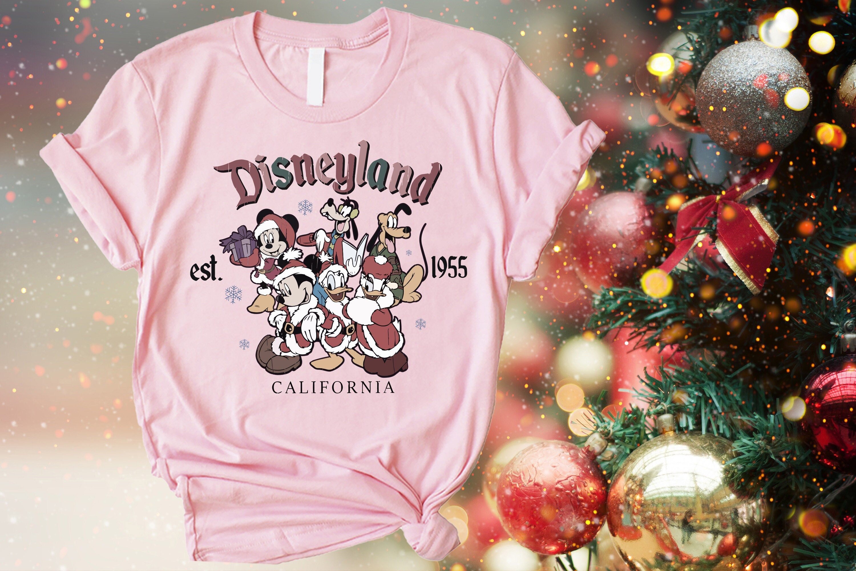 Vintage Walt Disneys Disneyland Est 1955 Merry Christmas Par | Inspire ...