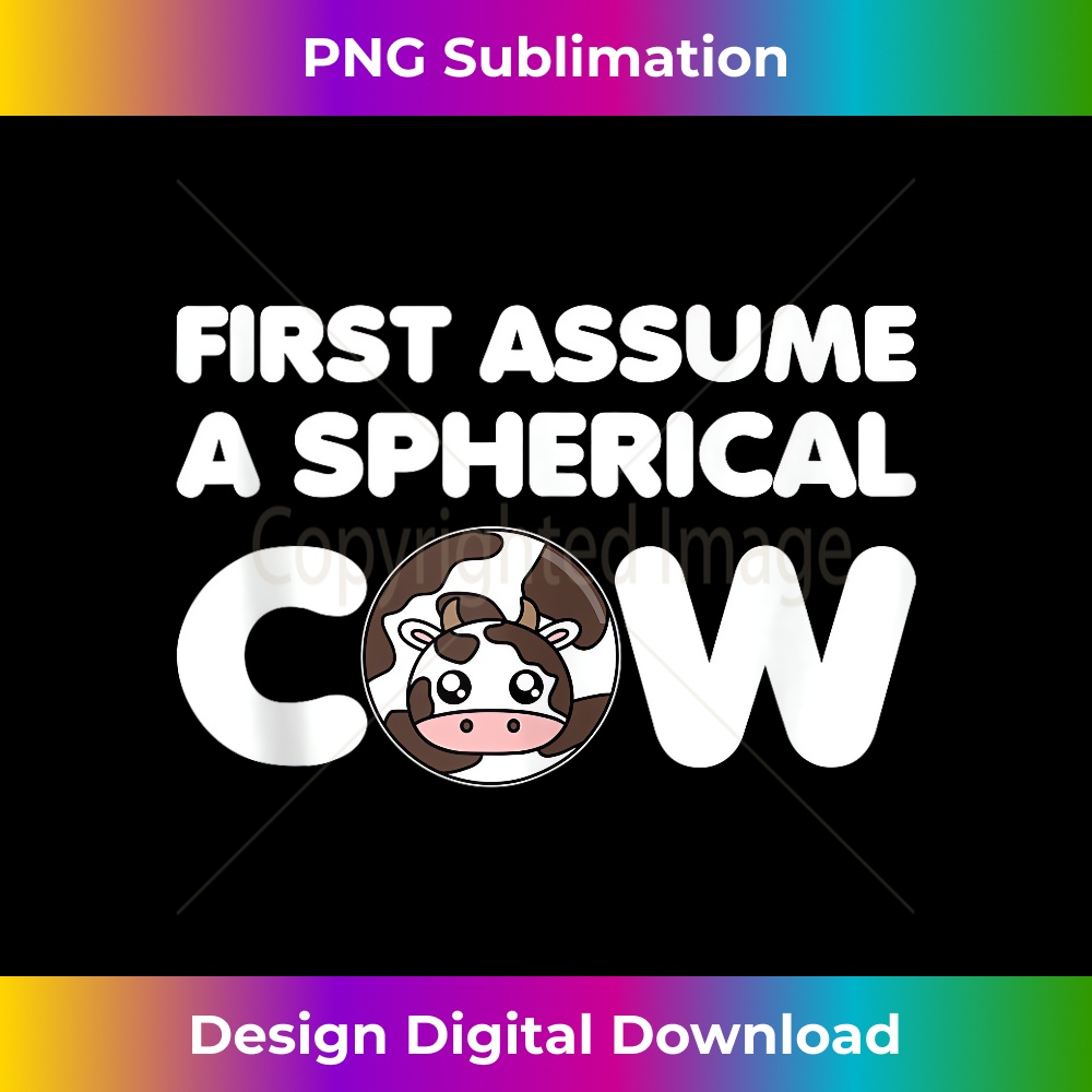 First Assume a Spherical Cow Funny Physics Physicist Teacher | Inspire ...