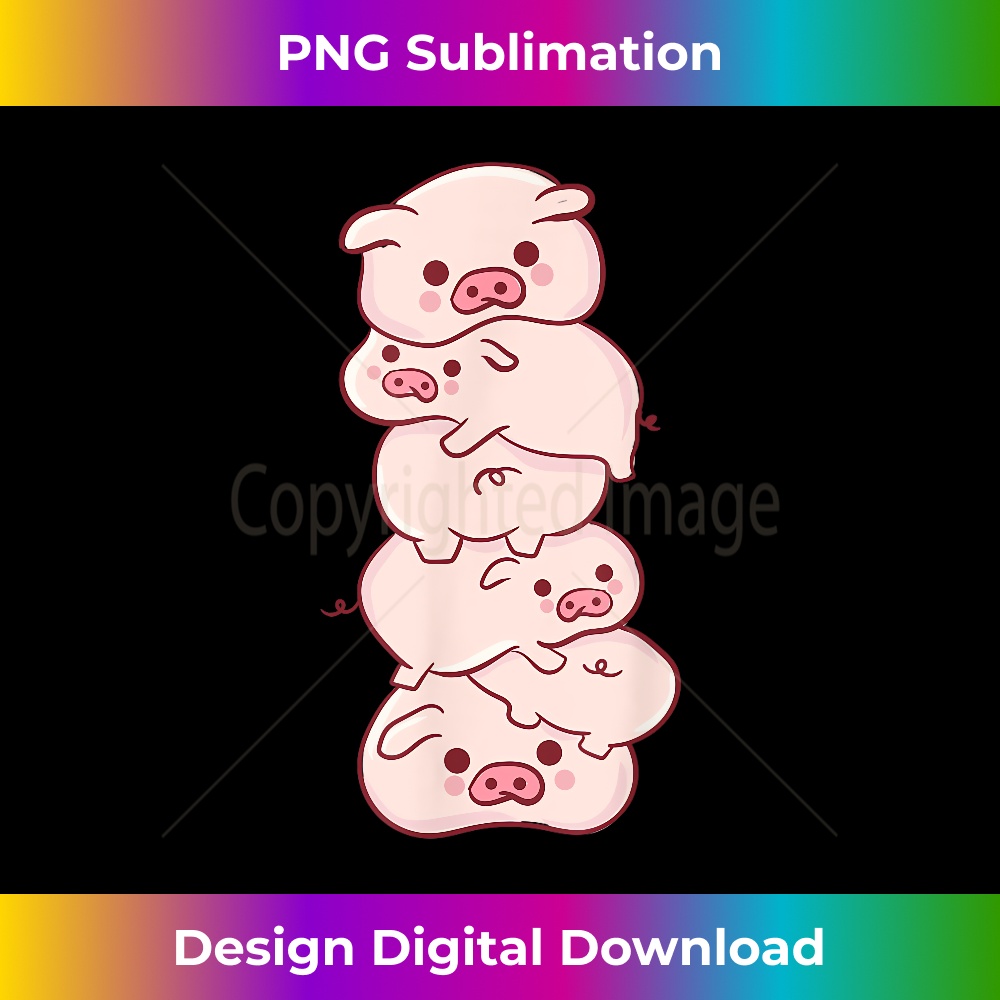Pigs On A Pile - Cute Kawaii Anime - Pig Aesthetic Japanese | Inspire ...